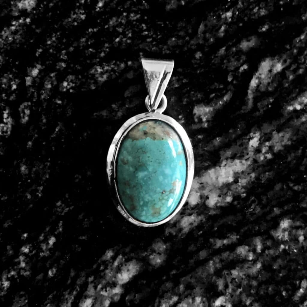 Dije de Plata con Turquesa | Joyería Hekate